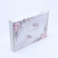China Custom White Marble Patterned Gift Box with Magnetic Closure for Jewelry Cosmetics for sale