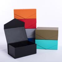 China Custom Colorful Magnetic Gift Boxes Matte Cardboard Packaging with Geometric Design for Luxury Gifts for sale