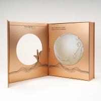 China Rose Gold Finish Rigid Gift Box for Custom Branding for sale