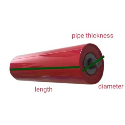 China 76 Mm Belt ISO Steel Conveyor Rollers Carrying Stainless for sale