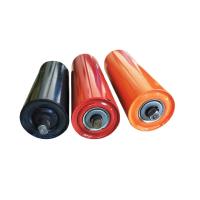 China Belt Wheel Idler CE Metal Conveyor Rollers Female Thread Type Driving for sale