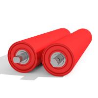 China SGS Heavy Duty 219mm Steel Gravity Roller Idler For Conveyor for sale