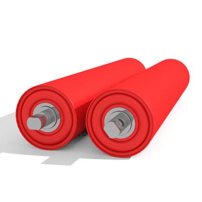 China SGS Heavy Duty 219mm Steel Gravity Roller Idler For Conveyor for sale