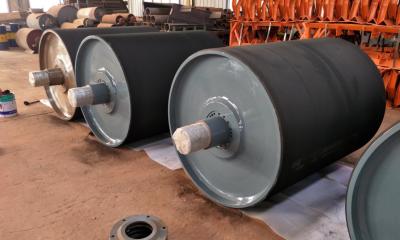 China Rubber Lagging Conveyor Drive Pulley 500mm to 2400mm Belt Width for sale