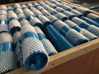 China Industrial Mining Conveyor Steel Roller 89-250mm Diameter Corrosion Resistant ISO DIN for sale