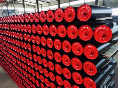 China 60x190mm Cema Standard Conveyor Steel Roller Carrying Return For Coal Mining for sale