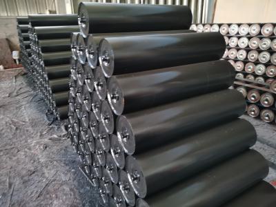 China CEMA Standard 114mm Diameter Conveyor Steel Roller 20mm Shaft for Mining System Parts for sale