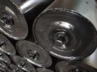 China CEMA Standard 114mm Diameter Conveyor Steel Roller 20mm Shaft for Mining System Parts for sale