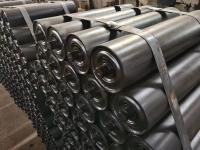 China Carbon Steel Belt Conveyor Roller 89-250mm Diameter Material Handling Parts for sale