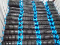 China Heat Vulcanization Rubber Conveyor Belt Rollers Impact For Gold Mine for sale