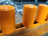 China 76mm Belt Conveyor Steel Roller DTII JIS Standard for Quarrying 6204 Bearing for sale