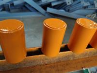 China 76mm Belt Conveyor Steel Roller DTII JIS Standard for Quarrying 6204 Bearing for sale