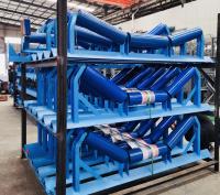 China 89x240mm Steel Carrying Roller For Conveyor Idler Mining for sale