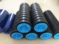 China Heat Vulcanization Rubber Conveyor Belt Rollers Impact For Gold Mine for sale