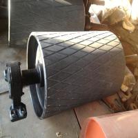 China Wear Resistant Oxygenation Rubber Lagging Pulley With CN Adhesive Layer for sale