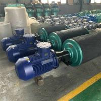 China Deep Groove Ball Bearing Motorized Conveyor Pulley 1600mm Drum Pulley for Belt Conveyor Systems for sale