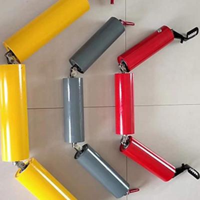 China Q345 Belt Conveyor Rollers DIN 2394 89-219mm Heavy Duty Mining Idler for sale
