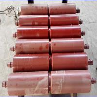 China Heavy Duty Conveyor Buffer Roller 25M/Min Double Sealed Bearing 89mm Diameter for sale