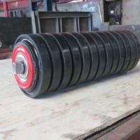 China AFNOR Standard Conveyor Impact Roller 102mm Oil Resistant Impact Idlers for Belt Conveyor for sale