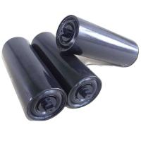 China Rubber Lined Conveyor Impact Roller 89mm to 219mm DIN S235JR for Coal Mining for sale