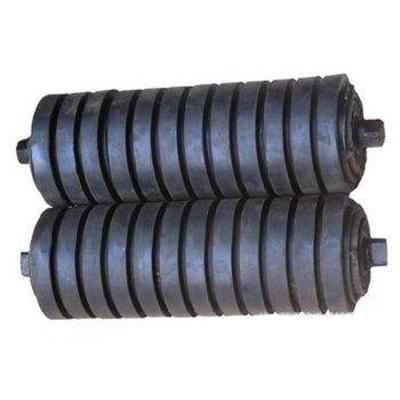 China Rubber Disc Conveyor Impact Roller 89mm to 219mm Diameter for Mining and Industrial Transport for sale