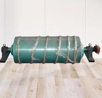 China ODM SKF Bearing 1800mm Conveyor Bend Pulley With Lagging Block Heavy Duty for sale
