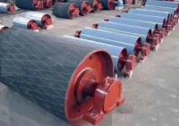 China DT II Rubberized Motorized Conveyor Pulley for Bulk Material for sale