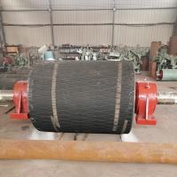 China Q235 Motorized Conveyor Pulley 320-1250mm for Stone Crushing Plant Mining Coal for sale