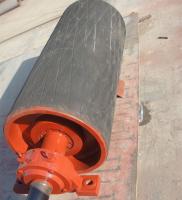 China Smooth Surface 630mm Rubber Lagging Conveyor Pulleys High Safety Factor for sale