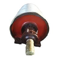 China Rubber Lagging Conveyor Pulley 10-36 Inch Diameter for Chemical Fertilizer Plant for sale