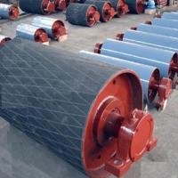 China Rubber Lagging Conveyor Pulley 10-36 Inch Diameter for Chemical Fertilizer Plant for sale