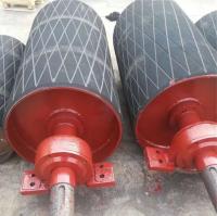 China Temperature Resistant 10mm Rubber Lagging Pulley Conveying Large Stone for sale