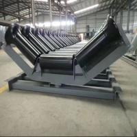 China Powder Coating 45kw DT II Transition Idlers Belt Conveyor 89mm 194mm for sale