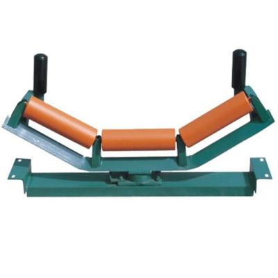 China Anti Magnetic V Return Conveyor Belt Idlers 10 Degree Angle Grain Transportation for sale