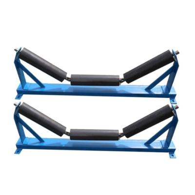 China Q235 Steel Conveyor Belt Idlers 108mm Self-Aligning Carrying Roller for Bulk Material Handling for sale