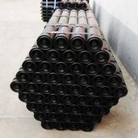 China Rubber Coated 89mm 165mm Belt Conveyor Rollers Aging Resistance for sale