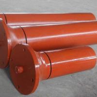China Low Friction 140mm Belt Conveyor Rollers Vee Type Carrying Idler for sale