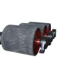 China Rubber Lagging Conveyor Drum Pulley 500-2000mm Belt Width 320-1250mm Diameter for sale
