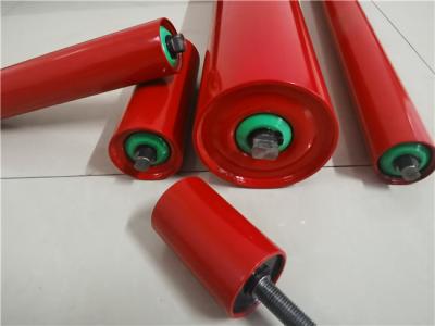 China Anti Static TD75 Mining Conveyor Rollers Fire Resistant Troughing Roller for sale