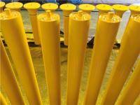 China ODM Heavy Duty S235JR Galvanized Steel Conveyor Roller 80-120μm Coating for sale