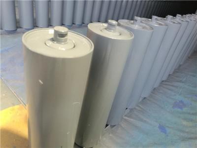 China Baked Painting Steel Conveyor Roller 114mm Diameter for Belt Conveyor Systems for sale