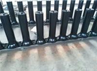 China Wear Resistant Rubber Coated Belt Tracking Roller 165mm Diameter for sale