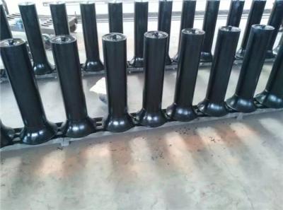 China Wear Resistant Rubber Coated Belt Tracking Roller 165mm Diameter for sale