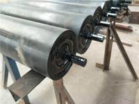 China Rubber Coated 89mm 165mm Belt Conveyor Rollers Aging Resistance for sale