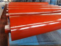 China Salt Resistant TD75 Conveyor Side Guide Rollers Groove Shaped 89mm Diameter for sale