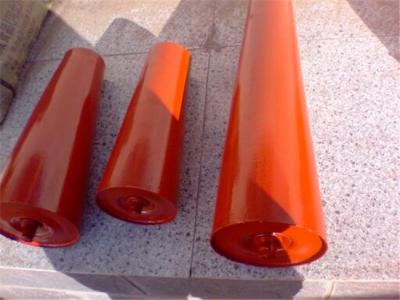 China High Polymer 200mm Conveyor Head Roller For Building Materials for sale