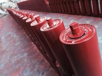 China ODM Port Industrial 133mm Diameter Friction Roller With Bracket for sale