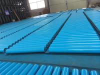 China ODM Port Industrial 133mm Diameter Friction Roller With Bracket for sale