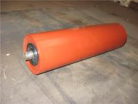 China Labyrinth Sealing Conveyor Carrier Roller C45 Printing Rubber Roller for sale