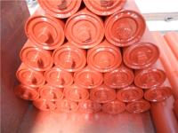 China 1045 WATERPROOF TROUGH CONVEYOR ROLLERS WITH DOUBLE SEALED BEARING for sale